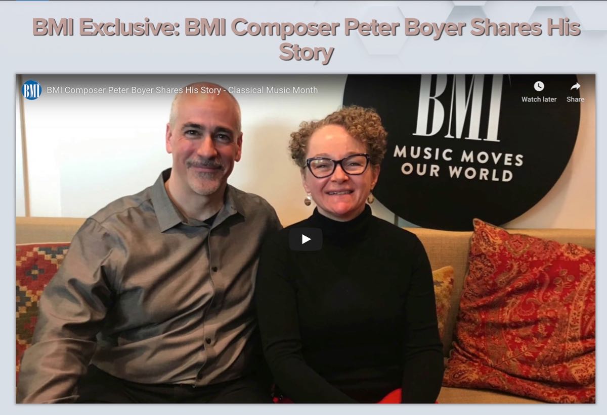 Two interview features with Boyer published – Peter Boyer: Propulsive Music